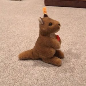 steiff | Accents | Vintage Steiff Plush Kangaroo | Poshmark